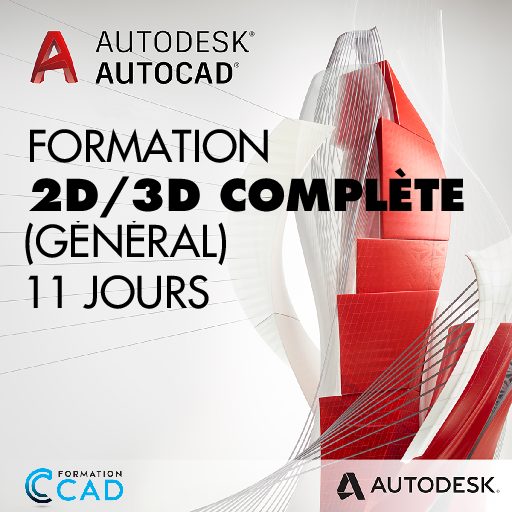 Formation AutoCAD Dessin 2D & 3D Complète - Général (11 jours ...
