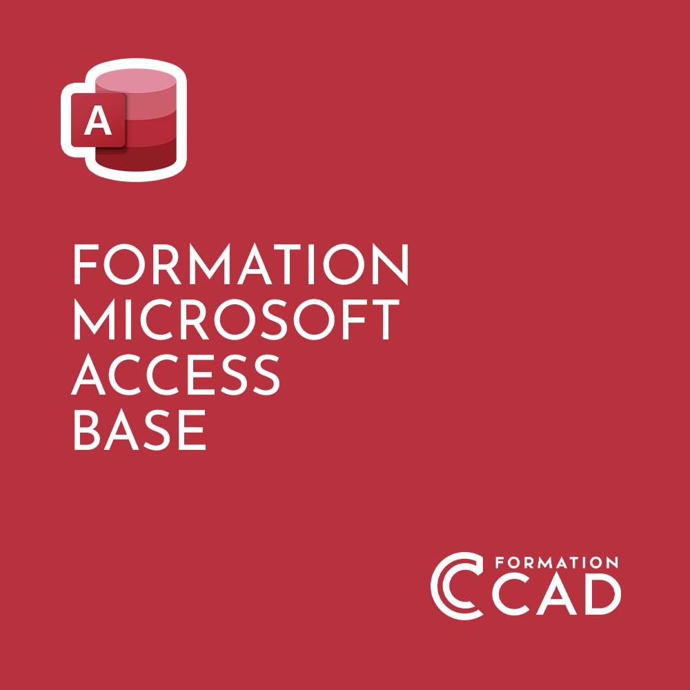 Formation Microsoft Access Base – Formation CAD