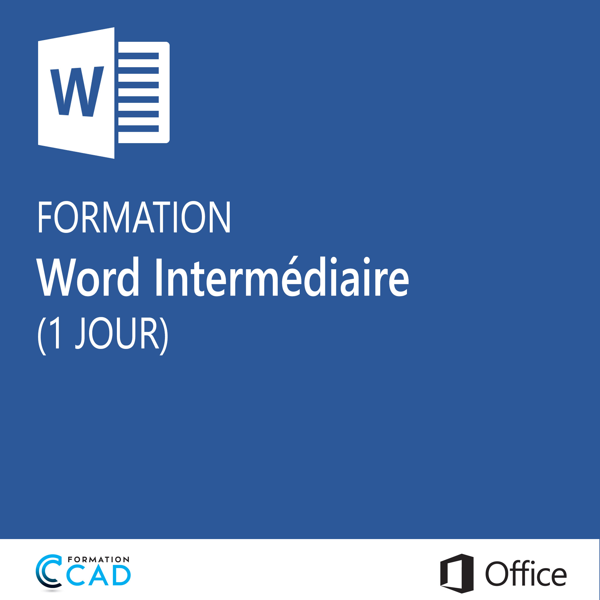 Formation Microsoft Word Intermédiaire (1 jour) - Formation CAD