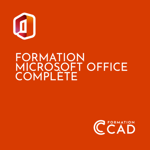 Formation Office Complète (Bureautique avec Excel, Word, PowerPoint, Outlook) – Formation CAD