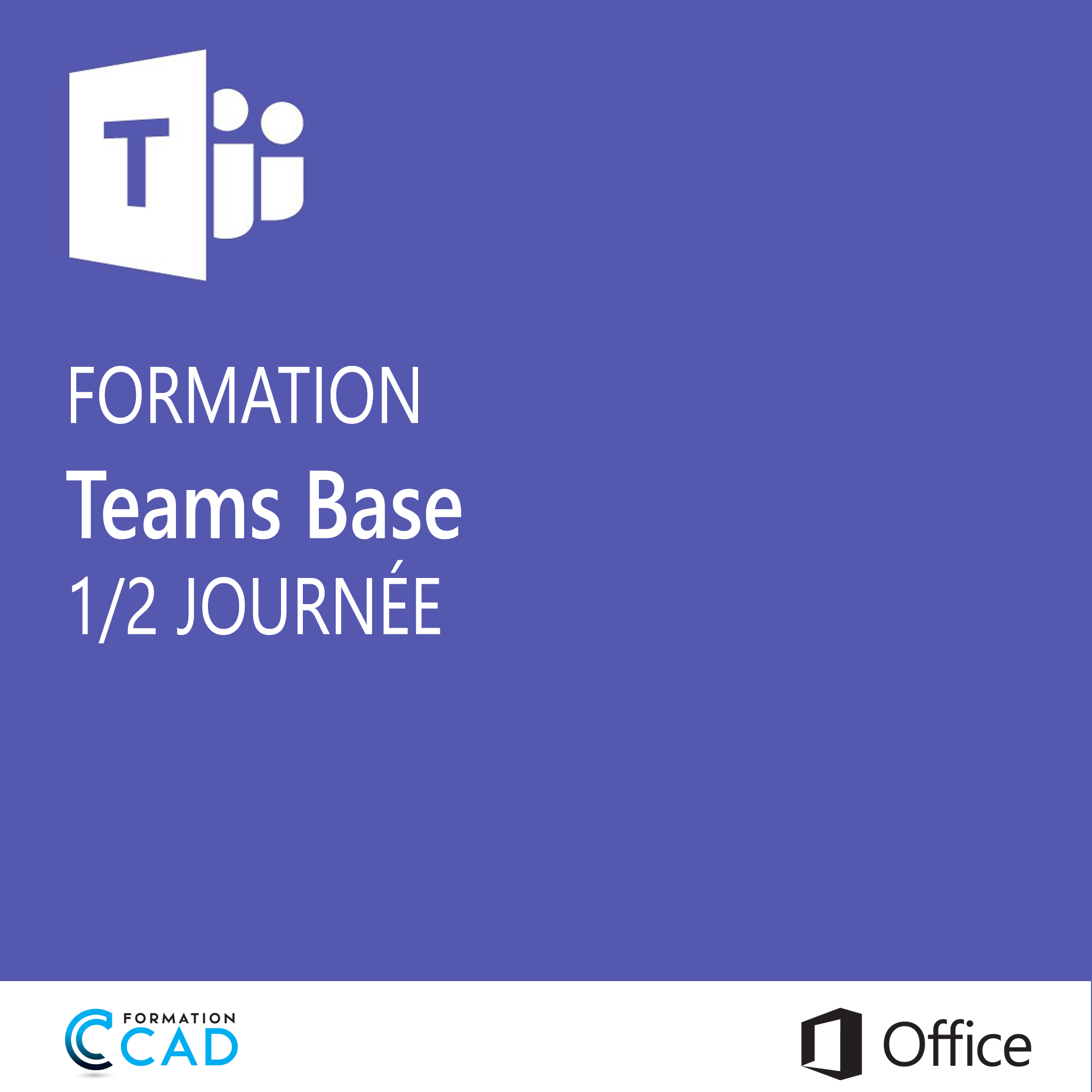 Formation Microsoft Teams Base (1/2 journée) - Formation CAD