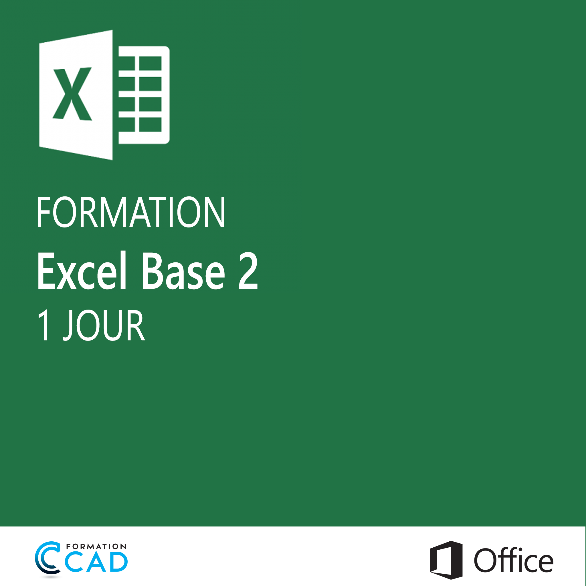 Formation Microsoft Excel - Base 2 (1 jour) - Formation CAD