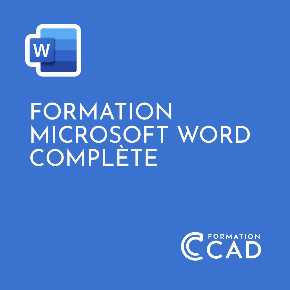Formation Microsoft Word Complète – Formation CAD