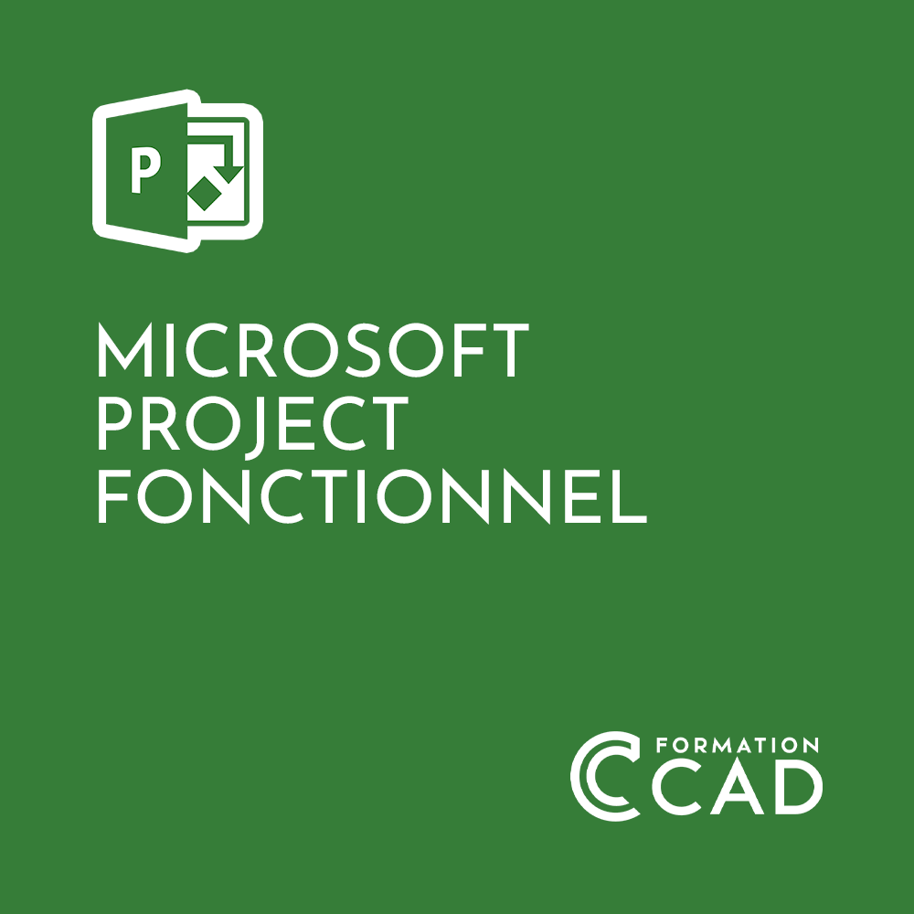 Microsoft Project Fonctionnel - Formation CAD