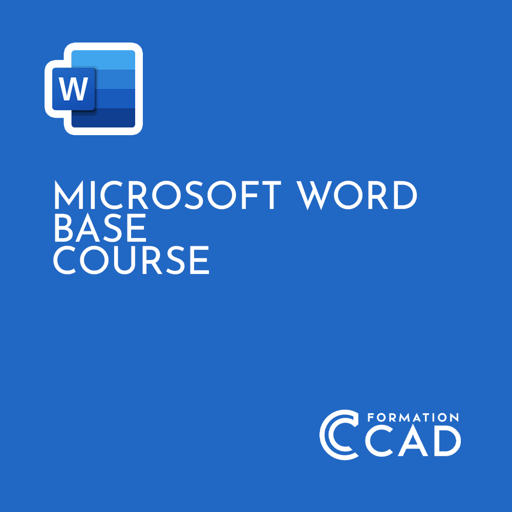 Word Base – Formation CAD