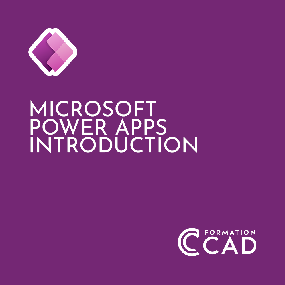 Formation Microsoft Power Apps Introduction – Formation CAD