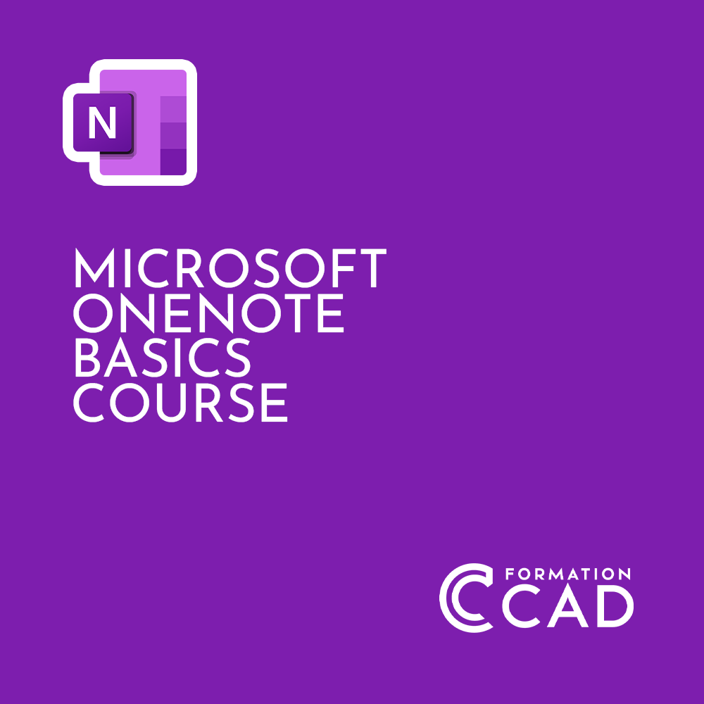 Microsoft OneNote Basics – Formation CAD